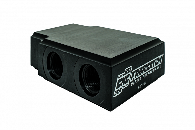 03-04 6.0L CNC Fabrication In-line Transmission Filter By-pass Manifold ...