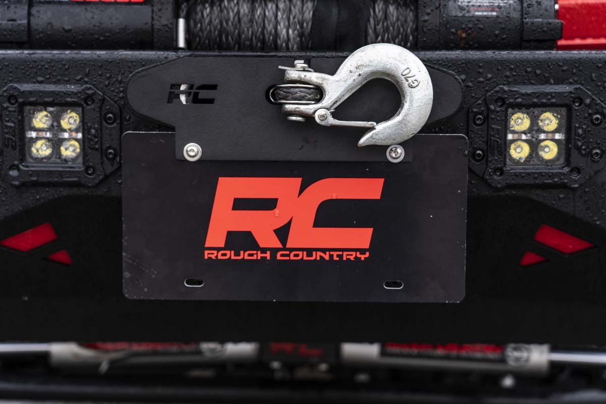 Quick Release Hawse Fairlead License Plate Mount Rough Country ...