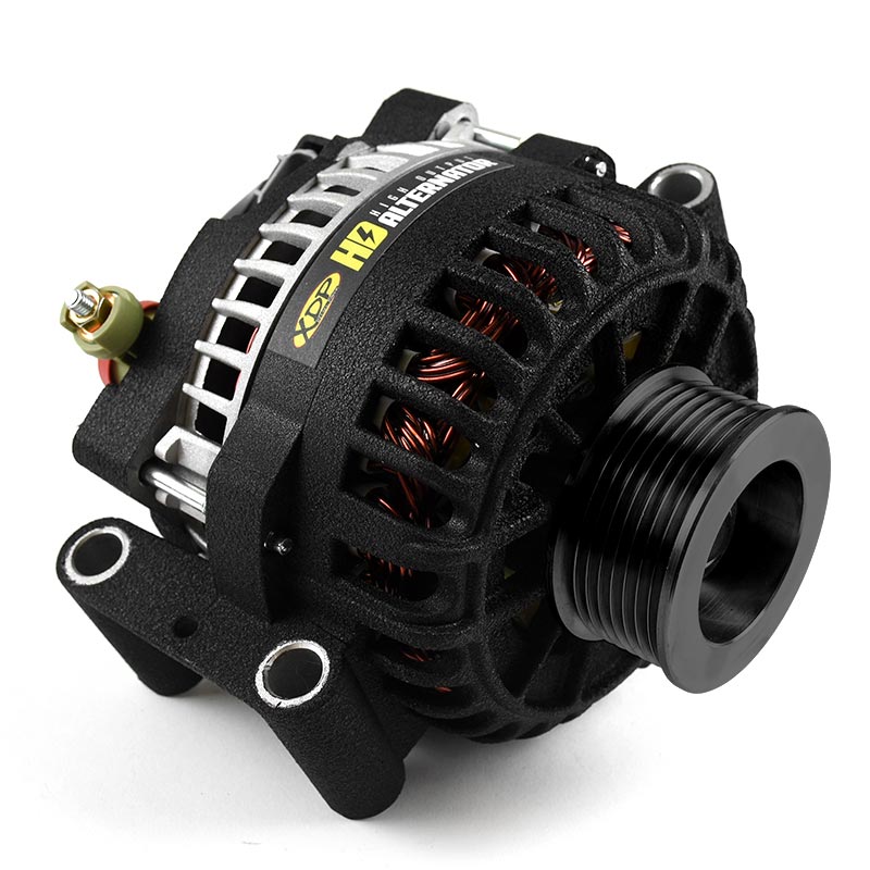 XDP Wrinkle Black HD High Output Alternator 2003-2005 Ford 6.0L ...