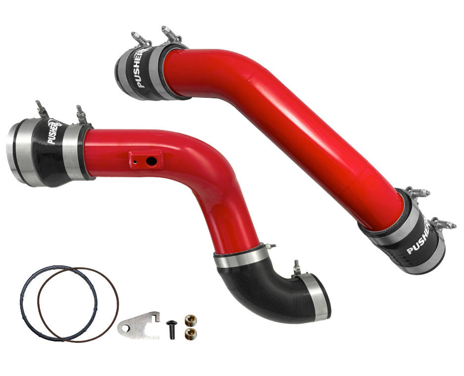 Pusher 3" Hot & Cold Side Charge Tubes for 2015-16 Ford F250/350 6.7L ...