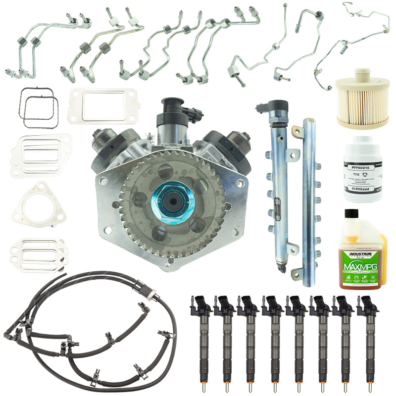 Industrial Injection 11-16 Duramax 6.6L LML Bosch Disaster Kit With CP4 ...
