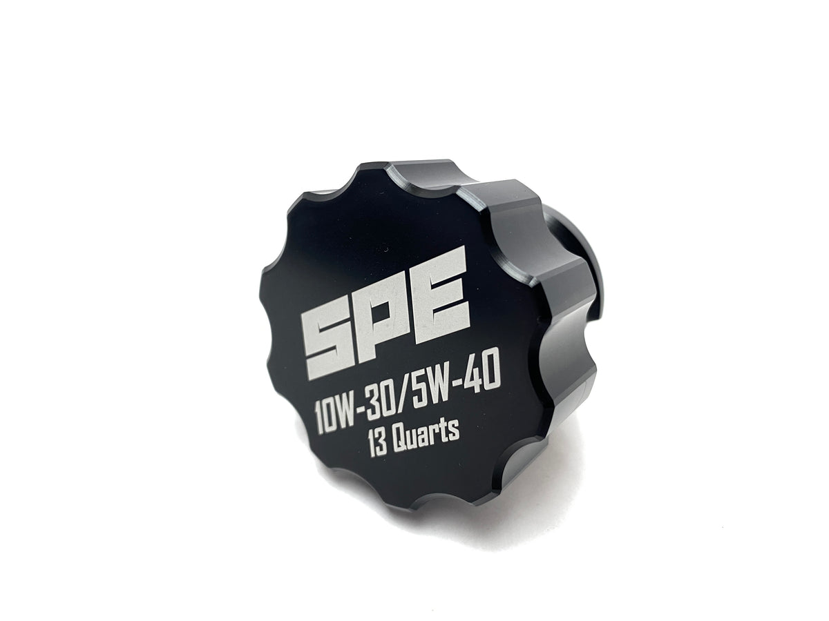 SPE 6.7L Powerstroke Billet Oil Cap- Fits 2011-2022 | Oil Cap SPE